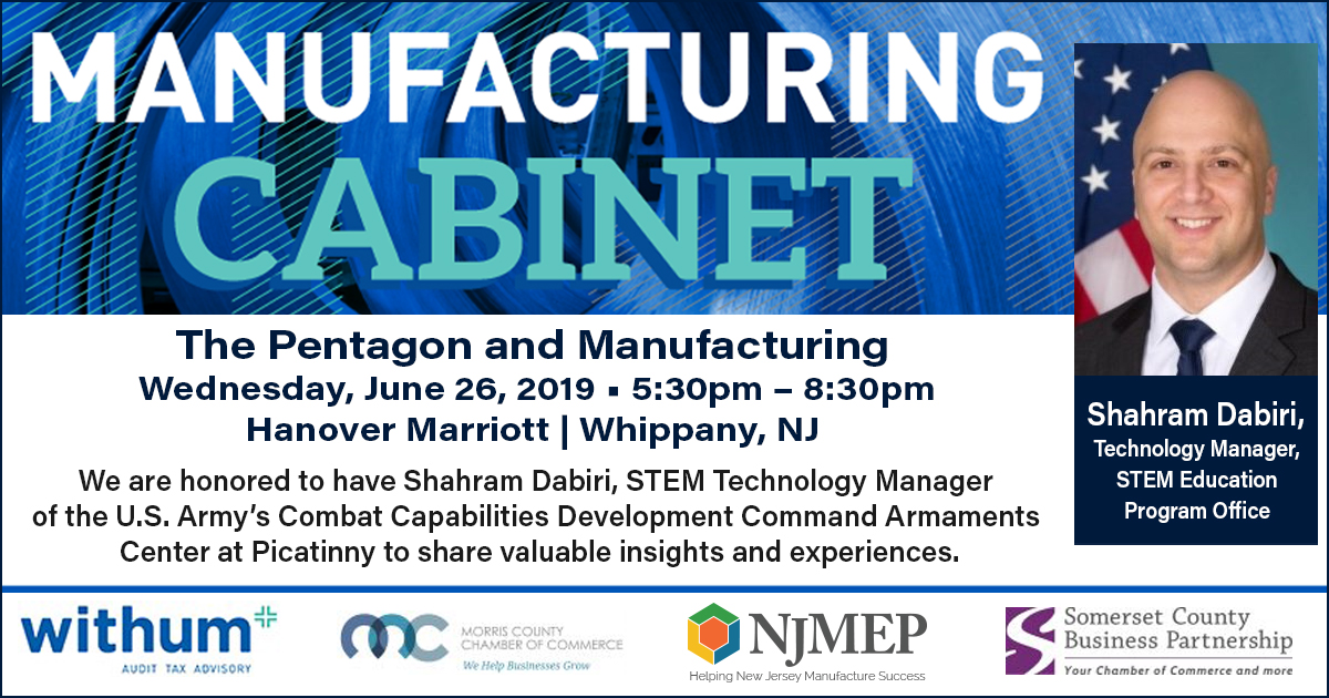 Manufacturing Cabinet 2019 – The Pentagon and Manufacturing - NJMEP