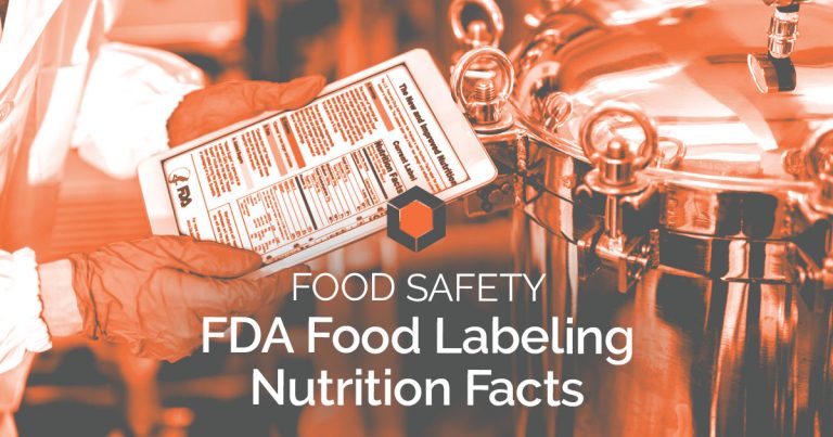 Food Safety – FDA Food Labeling Nutrition Facts – North - NJMEP
